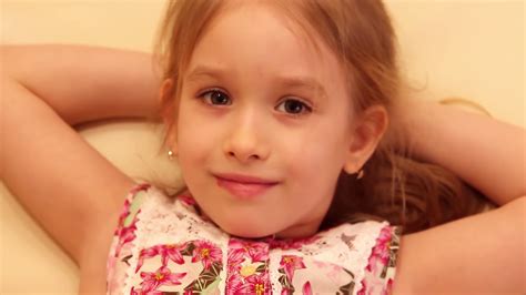 Thinking Grimacing Girl Showing Tongue With Stock Footage Sbv 313051200