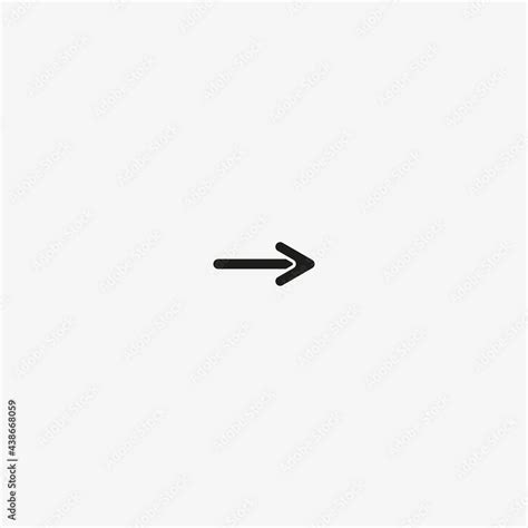 Right Arrow Icon Next Page Button Symbol For Website And Mobile App Ui