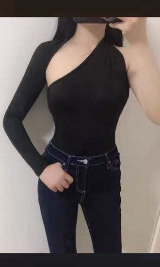 Black Sexy One Piece Women S Fashion Tops Sleeveless On Carousell