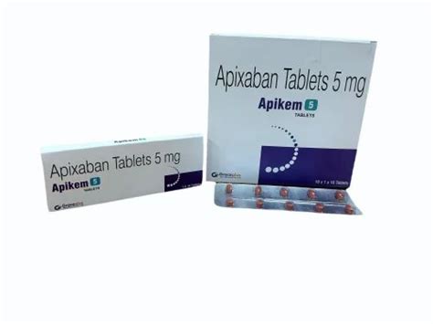 Apixaban 5 Mg Tablet At 442 Stripe Eliquis In New Delhi ID