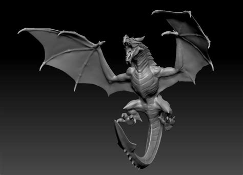 Wip Of An Elder Dragon From Skyrim Still A Lot To Do But Felt Like