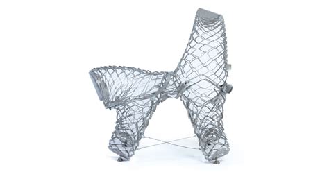Govert Flints Spring Chair Opens Up From Two Flat Packed Sheets Of Metal