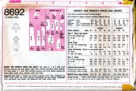 Princess Seam Dress Pattern Uncut Dress With Jacket Size 14 Etsy