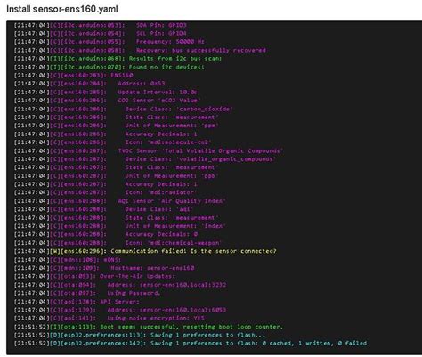 Piicodev Ens Air Quality Sensor With Esphome Home Assistant