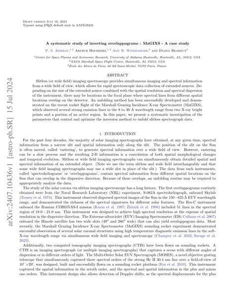 Pdf A Systematic Study Of Inverting Overlappograms Magixs A Case