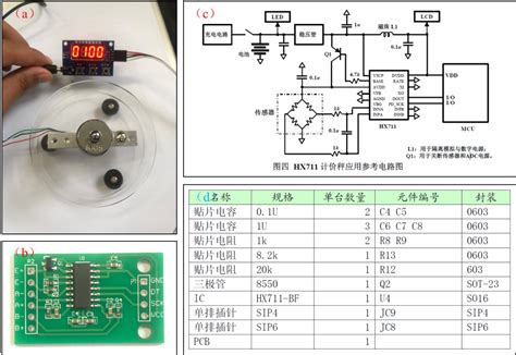 营养电子秤控制板方案