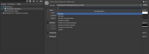 Unity Textmeshpro Font 폰트 생성