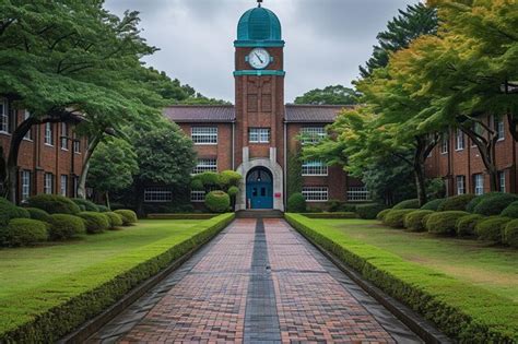 Premium Photo School Building Educational Institution