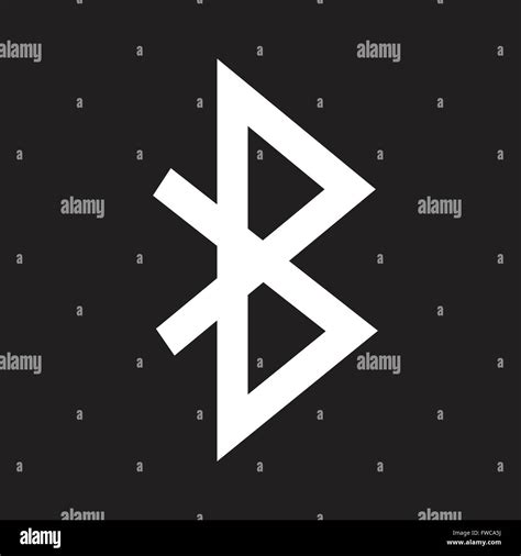 Bluetooth Sign Icon Stock Vector Image And Art Alamy