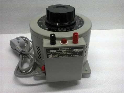 540 Watt 2amp 1 Phase Variable Auto Transformer Variac Portable Type