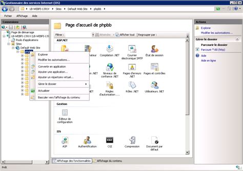 Installer Un Forum PHPBB Sur IIS Installer Un Forum PHPBB Sur IIS