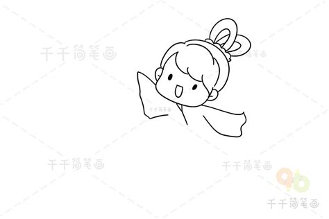 如何画嫦娥奔月简笔画 节日视频简笔画