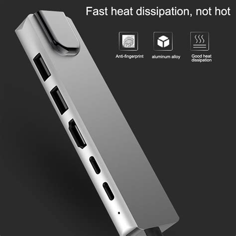 Usb Hub Type C Naar Hdmi K Usb Thunderbolt D Vicedeal