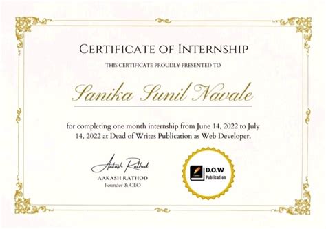 Sanika Navale Na Linkedin Internship Webdevelopment Internship2022