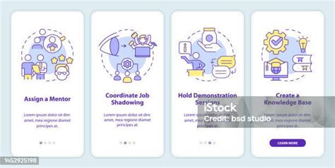 Fitur Produk Dan Pelatihan Aplikasi Onboarding Layar Aplikasi Seluler