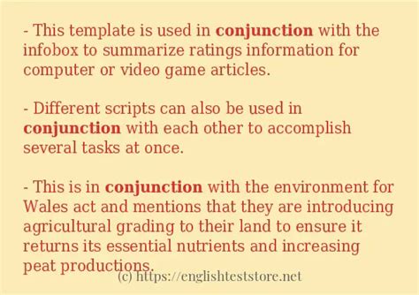 Sentence Example Of Conjunction EnglishTestStore Blog