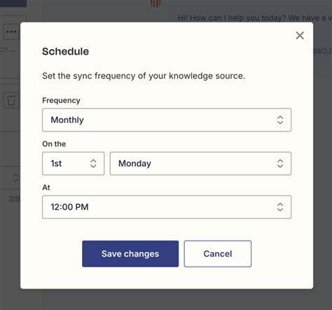 Sync Or Schedule A Sync For A Knowledge Source For Chatbots Zapier