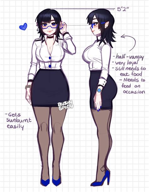 A Sexy Vampire Secretary Artist Bushy Spicy Rofficelady