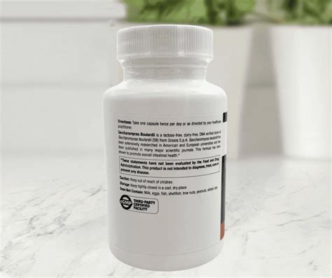 Saccharomyces Boulardii 5 Billion Cfu 60 Capsules Physicians