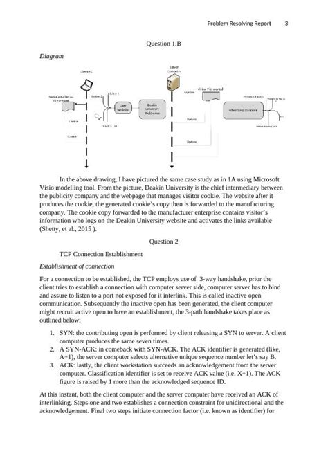 Problem Resolving Report On Communication And TCP Connection Establishment