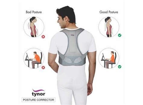 Tynor Posture Corrector Back Force Effective Posture Correction For