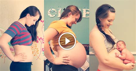 Watch How Belly Grow Weekly Pregnancy Progression ~ Entertainment