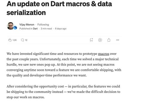 dart codegen build runner dart macros static metaprogramming