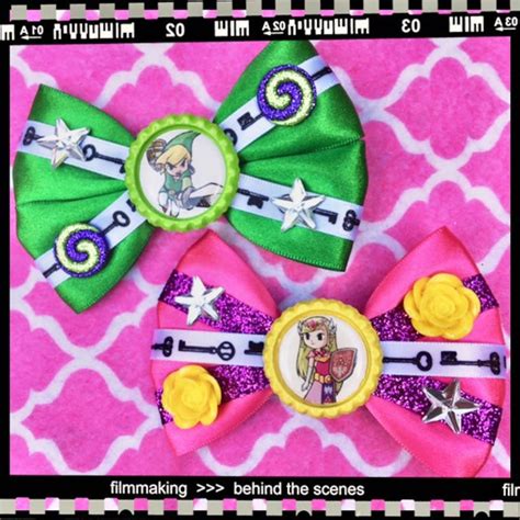 Zelda Link Cartoon Gamer Girl Hair Bows Etsy