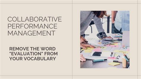 Collaborative Performance Management