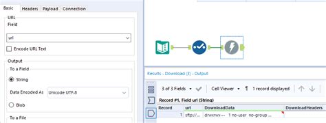 solved sftp download tool dynamic user pass input alteryx community