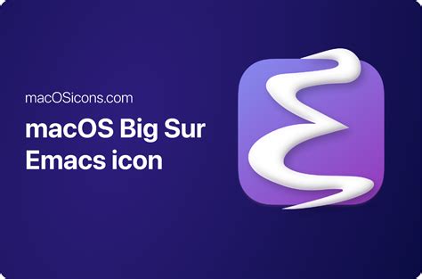 MacOS Big Sur Emacs Icon Figma