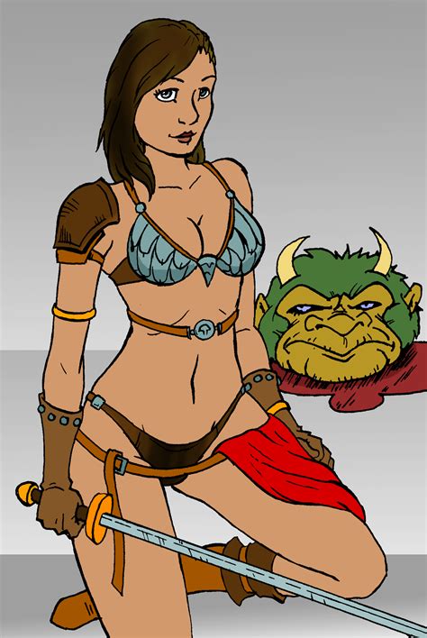 So Heres A Sword And Sorcery Character Ive Been Going Back Drawing Since 2020 Rswordandsorcery