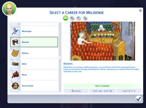 Medieval Folk Careers For The Sims 4 By Bogusavathepits Sims 4 Mods