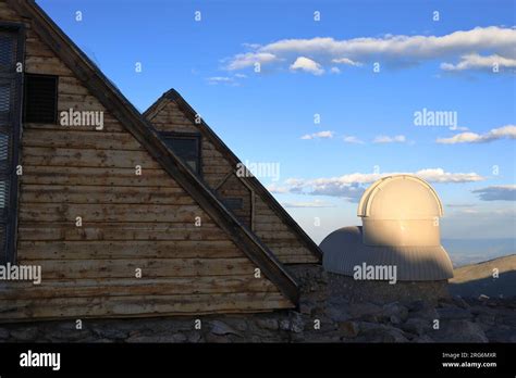 Mount Evans Astronomical Facility Stock Photo Alamy