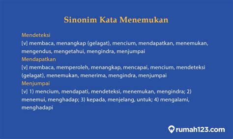 33 Sinonim Menemukan Yang Benar Dalam Tesaurus Bahasa Indonesia