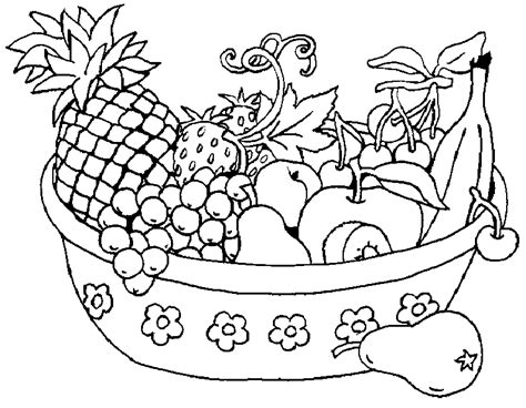 Colouring Images Of Fruits Clip Art Library