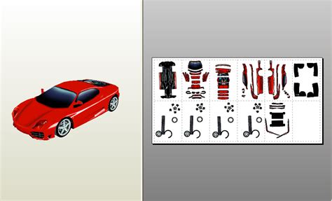 Paperbros Ferrari 360 Modena Papercraft