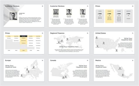 Company Profile Powerpoint Presentation Template Oleh Jetztemplates Di Poweredtemplate Templat