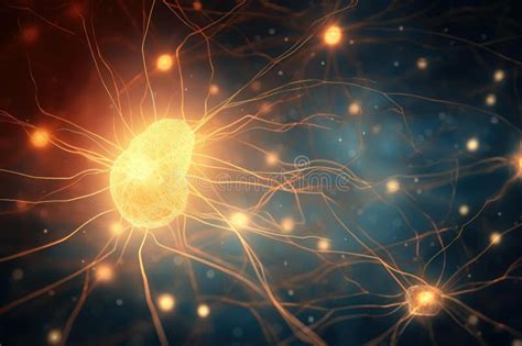Luminous Neuronal Network Concept Illustration Stock Illustration Illustration Of Bright