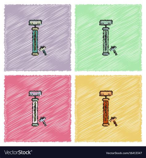Free Strength Tester Test Your Strength Amusement Game Vector Image