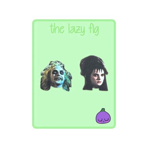 Beetlejuice And Lydia Deetz Beetlejuice Movie Stud Or Etsy