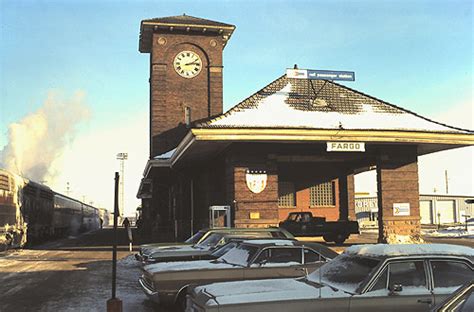 Amtrak Fargo Station January 1978
