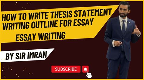 how to write thesis statement how to write outline what is thesis