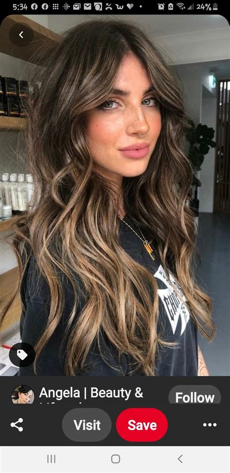 Pin Di Barbara Su Capelli Colpi Di Sole Capelli Castani Capelli