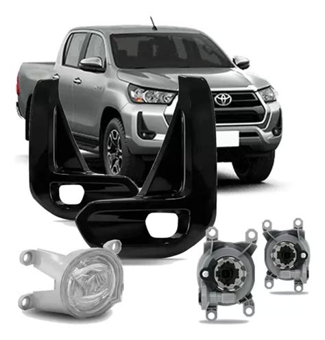 Farol Milha Moldura Nova Hilux 2021 2022 Full Led Par Parcelamento
