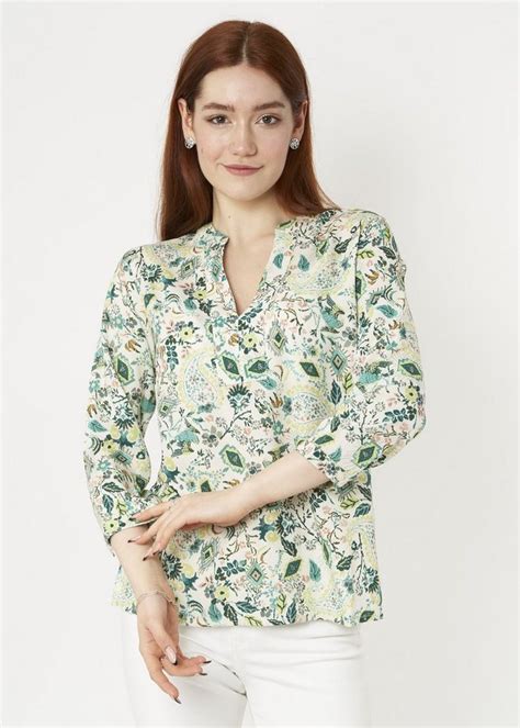 VICCI Germany Tunika mit floralem Muster