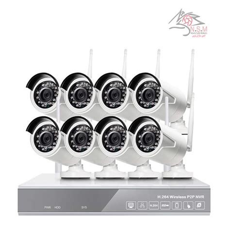 پکیج مداربسته بی سیم 8 کانال 13 مگاپیکسل Scs پکیج دوربین مداربسته