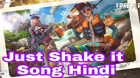 Free Fire Song Just Shake It Song Hindi Beach Party Free Fire Song Hindi Youtube
