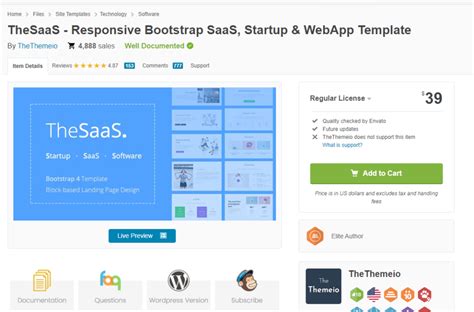 Share Thesaas Responsive Bootstrap Saas Startup And Webapp Template