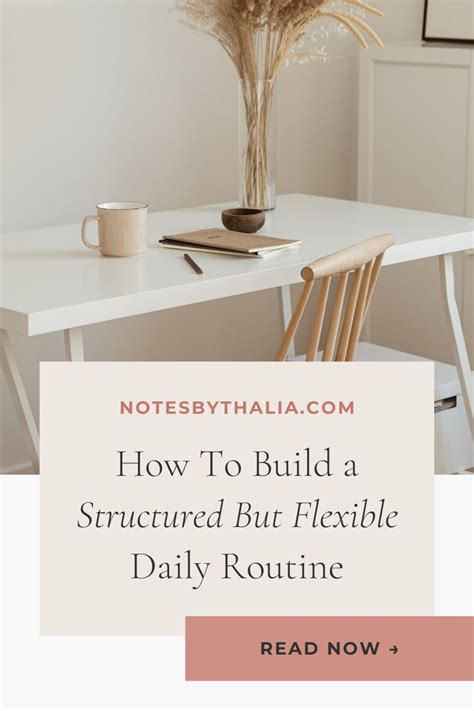 How To Build A Structured But Flexible Daily Routine New Blog Post
